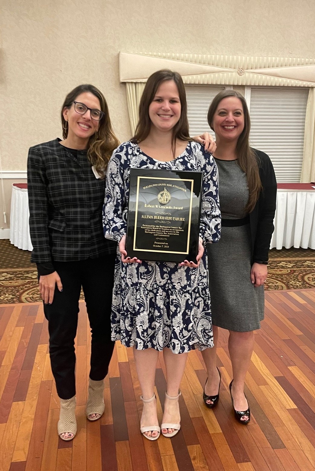 Allison Burkhardt Selected as the 2021 Recipient of the Robert W ...