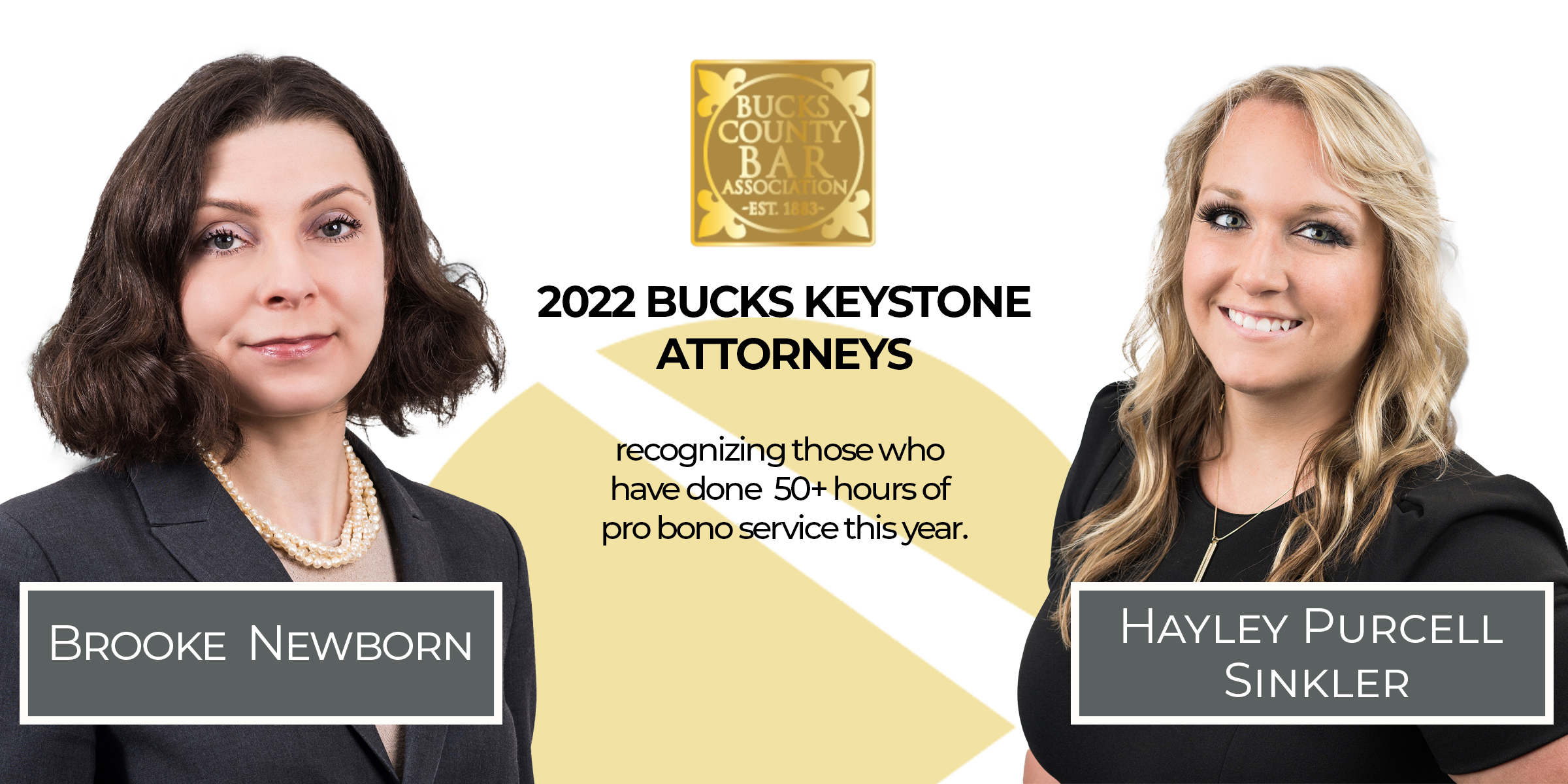 Brooke Newborn and Hayley Purcell Sinkler Recognized for their Pro Bono ...